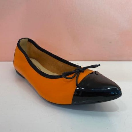 Orange Ballerina Shoes – Tiramisu Shoes